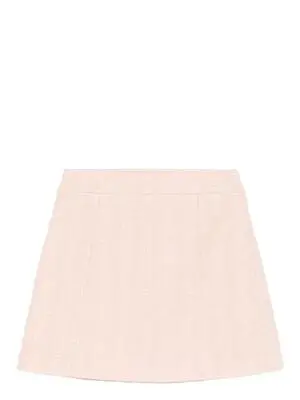 Celine Wool Mini Skirt - Multicolor