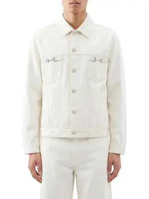 Gucci Cotton Trucker Jacket - White