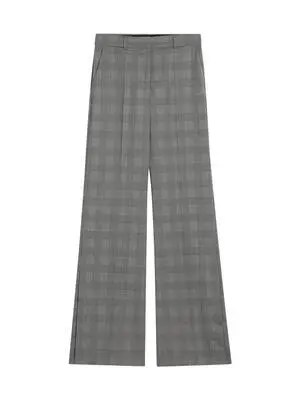 Sportmax Prince Of Wales Check Pants - Black