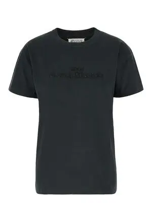 MAISON MARGIELA Embroidered Logo T-shirt - Multicolor