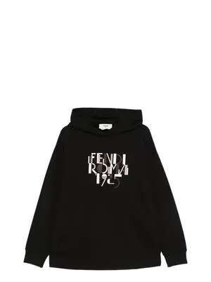 Fendi Roma Cotton Hoodie - Multicolor