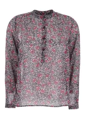 Isabel Marant Étoile ISABEL MARANT ETOILE Floral Print Cotton Blouse Multicolor
