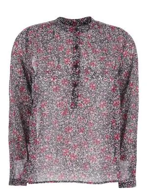 ISABEL MARANT ÉTOILE Isabel Marant Étoile Floral Print Cotton Blouse