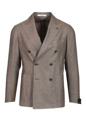 Tagliatore Montecarlo Double-breasted Blazer - Gray