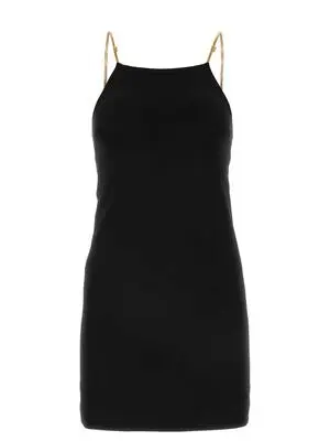 Palm Angels Jersey Mini Dress - Black