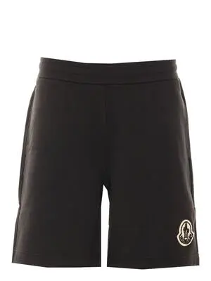 Moncler Logo Shorts - Black