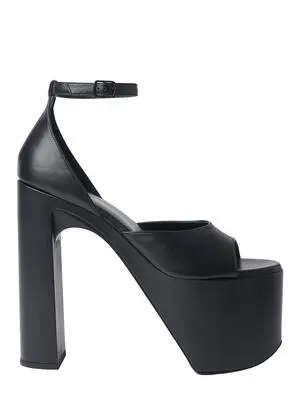 Balenciaga Camden Platform Heeled Sandals - Black