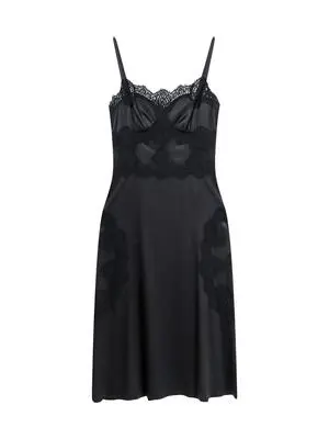 Dolce & Gabbana Slip Dress With Lace Details - Multicolor