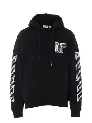 Off-White Motion Arrow Skate Hoodie - Black