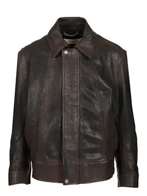 GOLDEN GOOSE Nappa Bomber Jacket - Multicolor