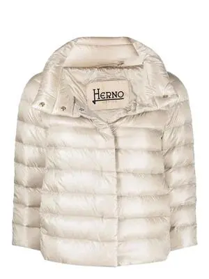 Herno Goose Down Padded Puffer Jacket - Cream