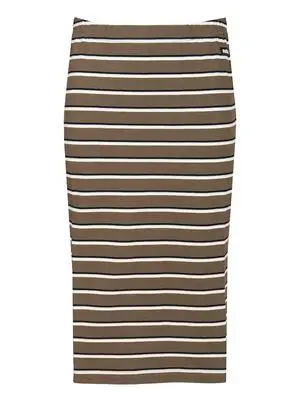 ROTATE BY BIRGER CHRISTENSEN Rotate Women Jersey Midi Skirt Multicolor