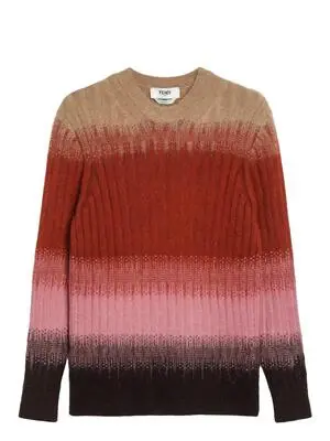 Fendi Mohair And Wool Sweater - Brown