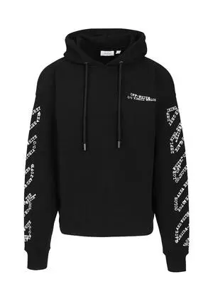 Off-White Type Arrow Hoodie - Black