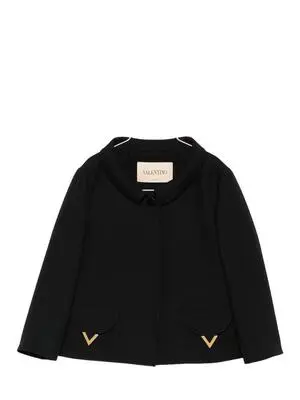 Valentino Garavani Vlogo Signature Wool And Silk Jacket - Multicolor