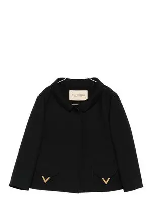 Valentino Garavani Vlogo Signature Wool And Silk Jacket - Multicolor