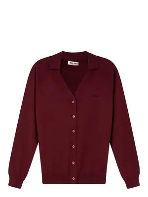 Miu Miu Virgin Wool Cardigan - Multicolor