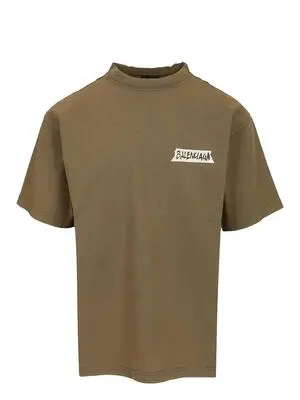 Balenciaga Masking Tape' T-shirt - Green