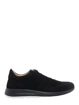 TOD'S Red Dot Sneakers In Pashmy Suede - Black