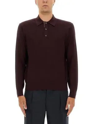 Burberry Shirt With Polo Collar - Multicolor