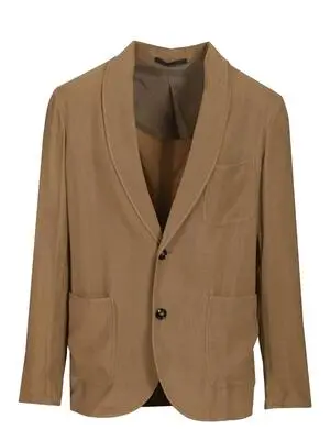 Giorgio Armani Deconstructed Blazer - Cream