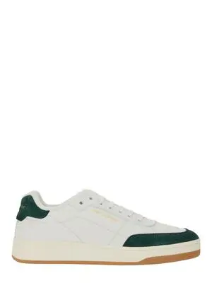 Saint Laurent Smooth Leather Sl/61 Sneaker - White