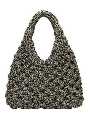 HIBOURAMA Vannifique Maxi Bag In Velvet - Multicolor