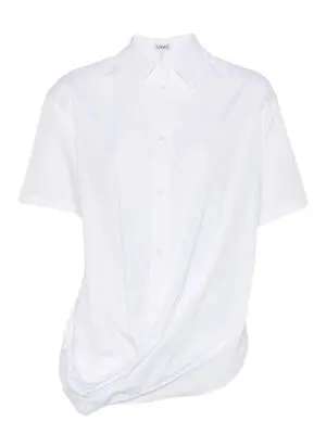 LOEWE LOEWE Cotton Draped Shirt
