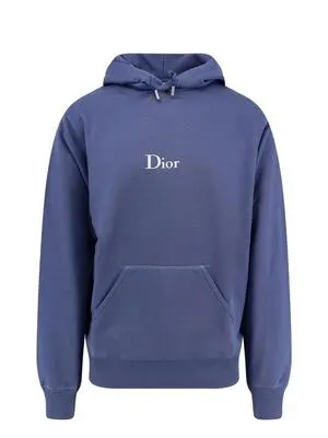 Dior Cotton Sweatshirt With Embroidered Lettering Logo - Multicolor