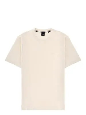 BOSS T-shirt With Logo - Cream