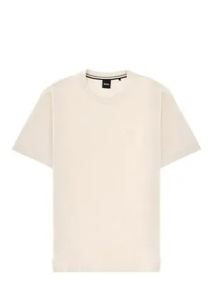 BOSS T-shirt With Logo - Cream