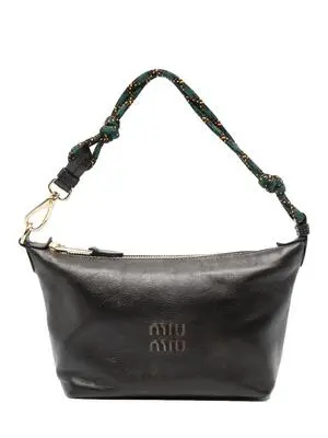 Miu Miu Nappa Leather Shoulder Bag - Brown
