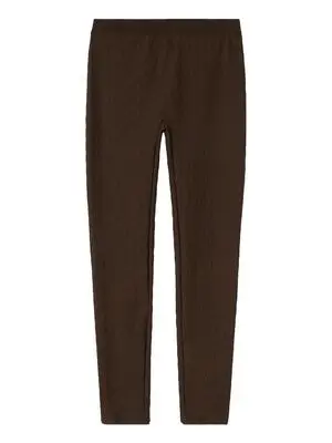 Gucci Gg Jacquard Jersey Leggings - Brown