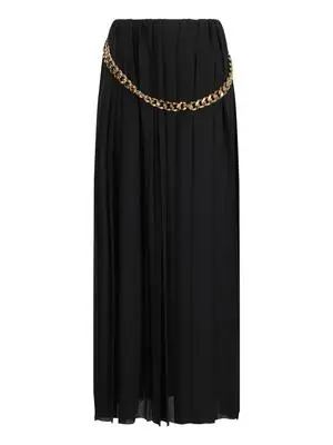 Balenciaga Chain Embellished Pleated Skirt - Multicolor