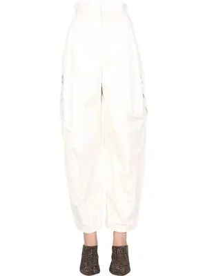 Bottega Veneta Cargo Pants - White