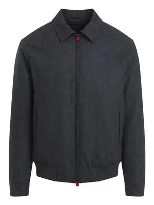 Kiton Bomber Jacket - Gray