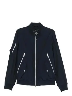 Moose Knuckles MOOSE KNUCKLES Zip Fastening Bomber Jacket Blue