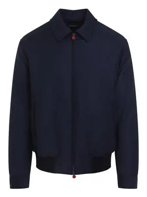 Kiton Bomber Jacket - Blue