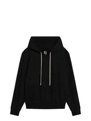 Rick Owens Logo Print Hoodie - Black