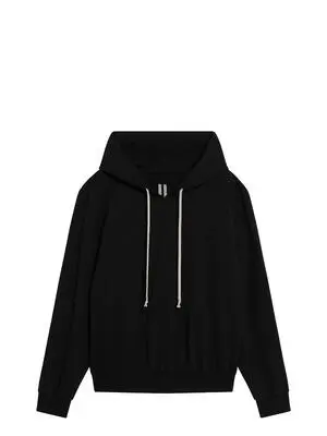 Rick Owens Logo Print Hoodie - Black