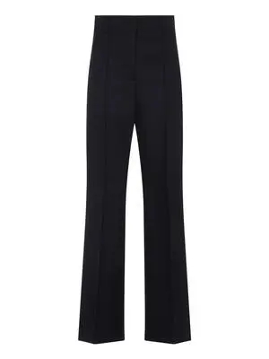 Prada Virgin Wool Tailored Pants - Blue