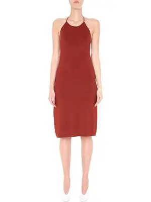 Bottega Veneta Jersey Dress - Orange