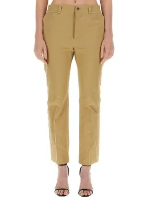 Saint Laurent Drill Pants - Cream