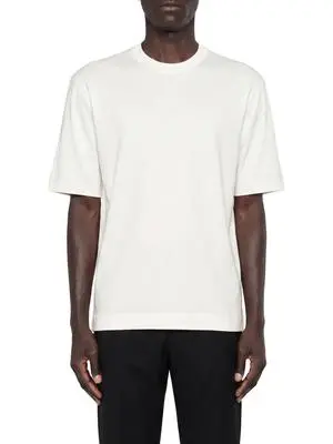 Zegna Cotton And Silk T-shirt - White