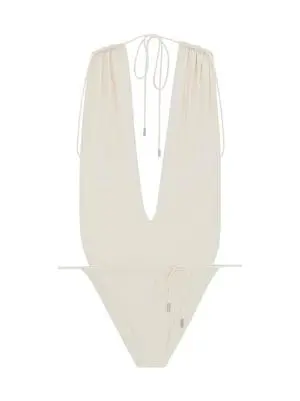 Saint Laurent One-piece Swimsuit - White