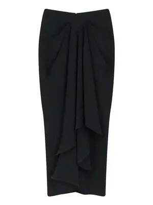 Givenchy GIVENCHY Draped Pencil Skirt Black
