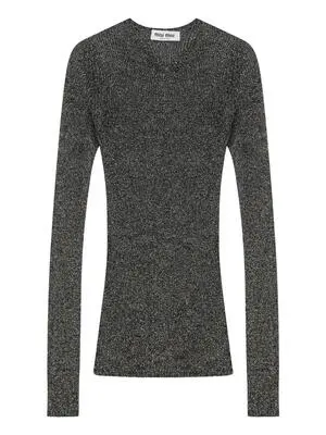 Miu Miu Miu Miu Lurex Sweater Multicolor