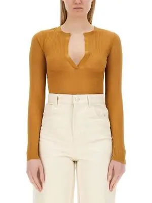 Max Mara Mesh Saggina Silk Top - Multicolor