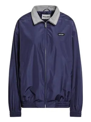 Miu Miu Technical Poplin Blouson - Blue