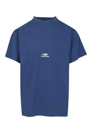 Balenciaga Oversized T-shirt - Blue